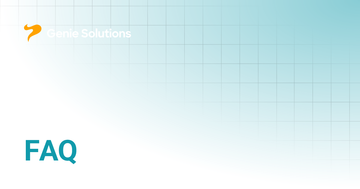 FAQ | Genie Solutions